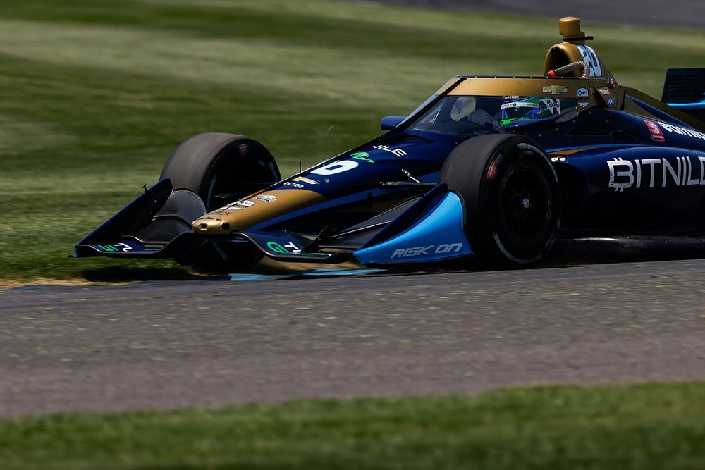 Daly says aeroscreen needs to improve for wet conditions