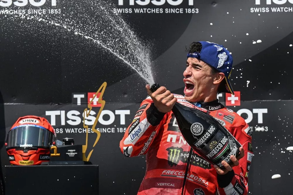 MotoGP Czech GP: Marc Marquez wins at Brno as title rival Alex Marquez ...