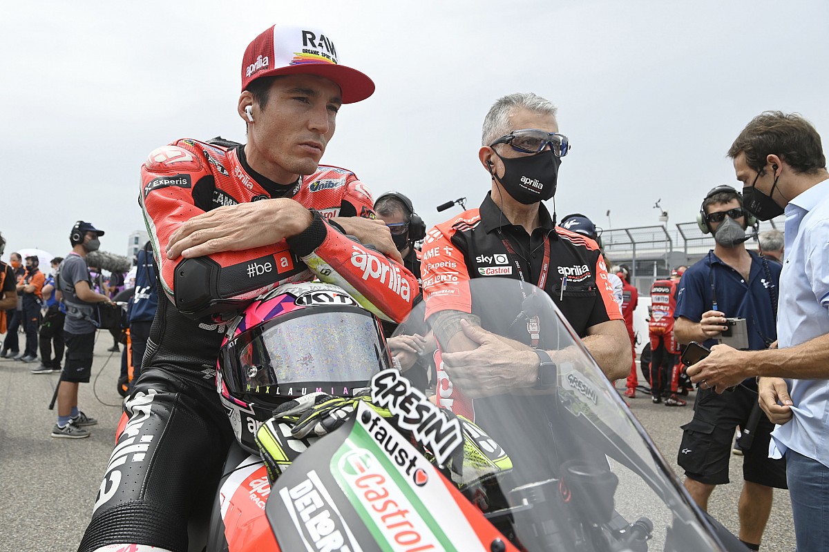 Aprilia mist snelheid: "Ik geef alles, maar het is niet genoeg"