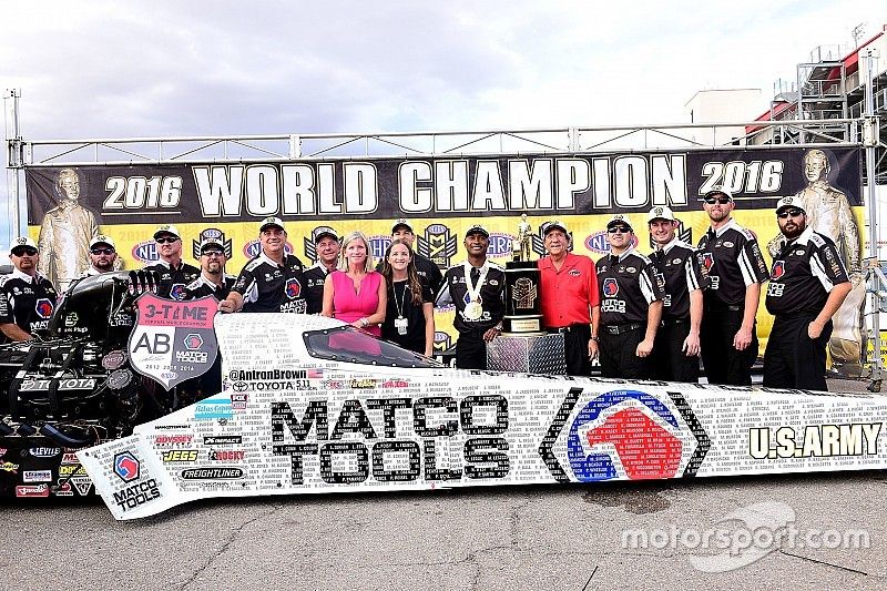 Brown says his team is “one of the best in NHRA history”
