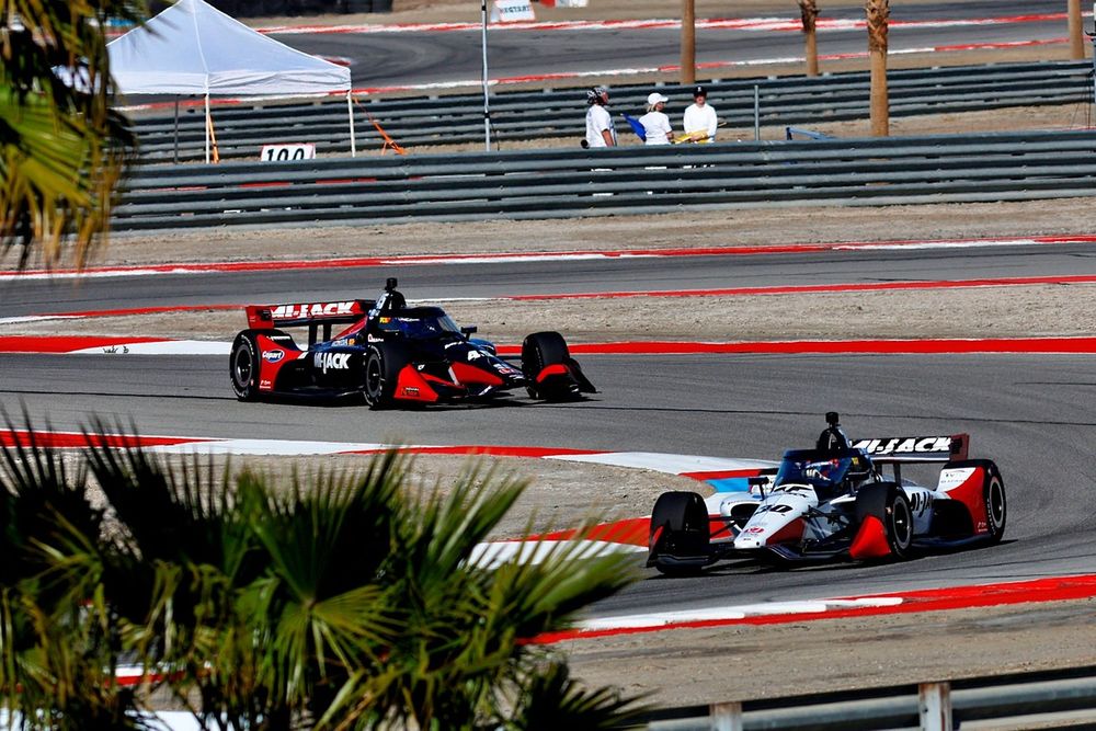 Scott McLaughlin and Devlin DeFrancesco seen in heated exchange after ...