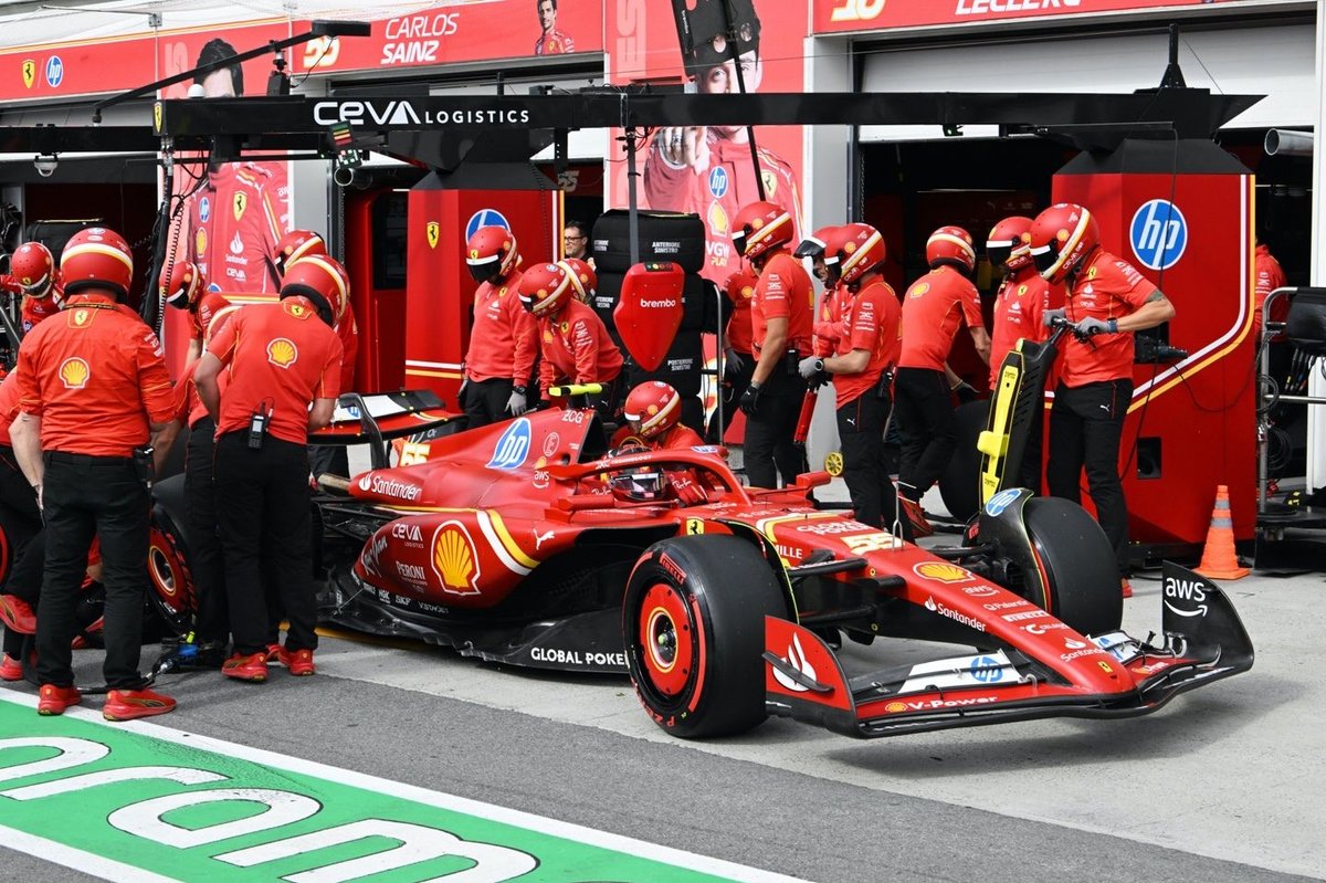 Montreal'de en hızlı pit stop Ferrari'den geldi