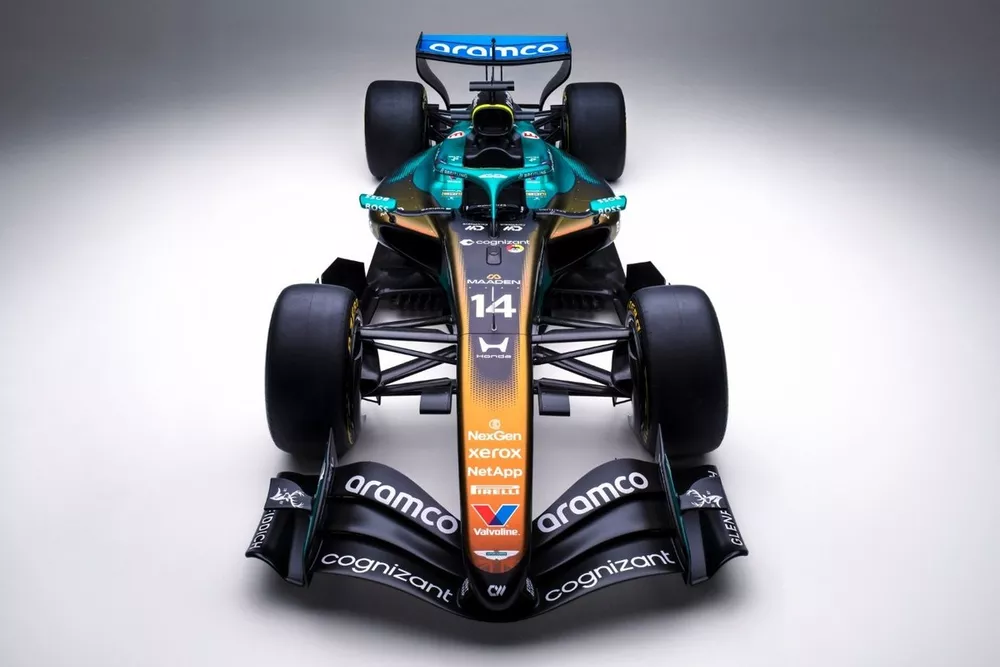 Aston Martin F1 onthult opvallende oranje livery voor GP van Monaco
