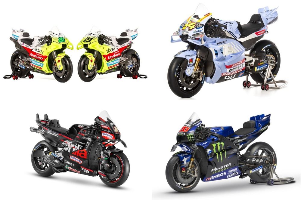 MotoGP 2025: las fotos de todas las motos presentadas y sus pilotos