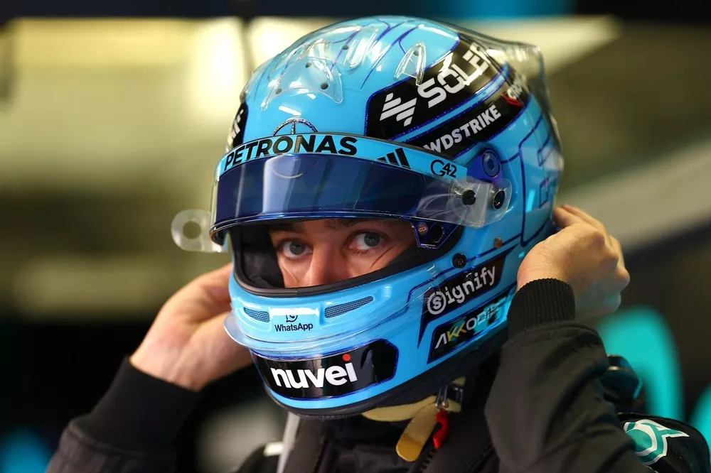 Russell explains DRS issue as he faces post-Bahrain GP investigation