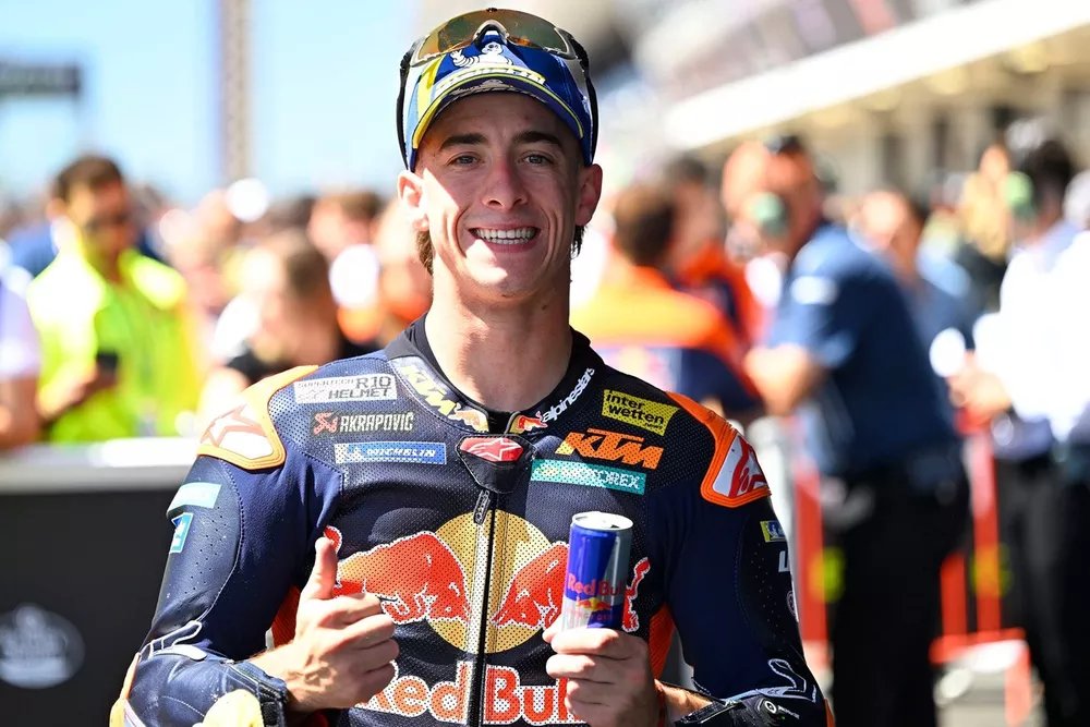 MotoGP Catalan GP: Pedro Acosta claims pole as factory Aprilias crash ...