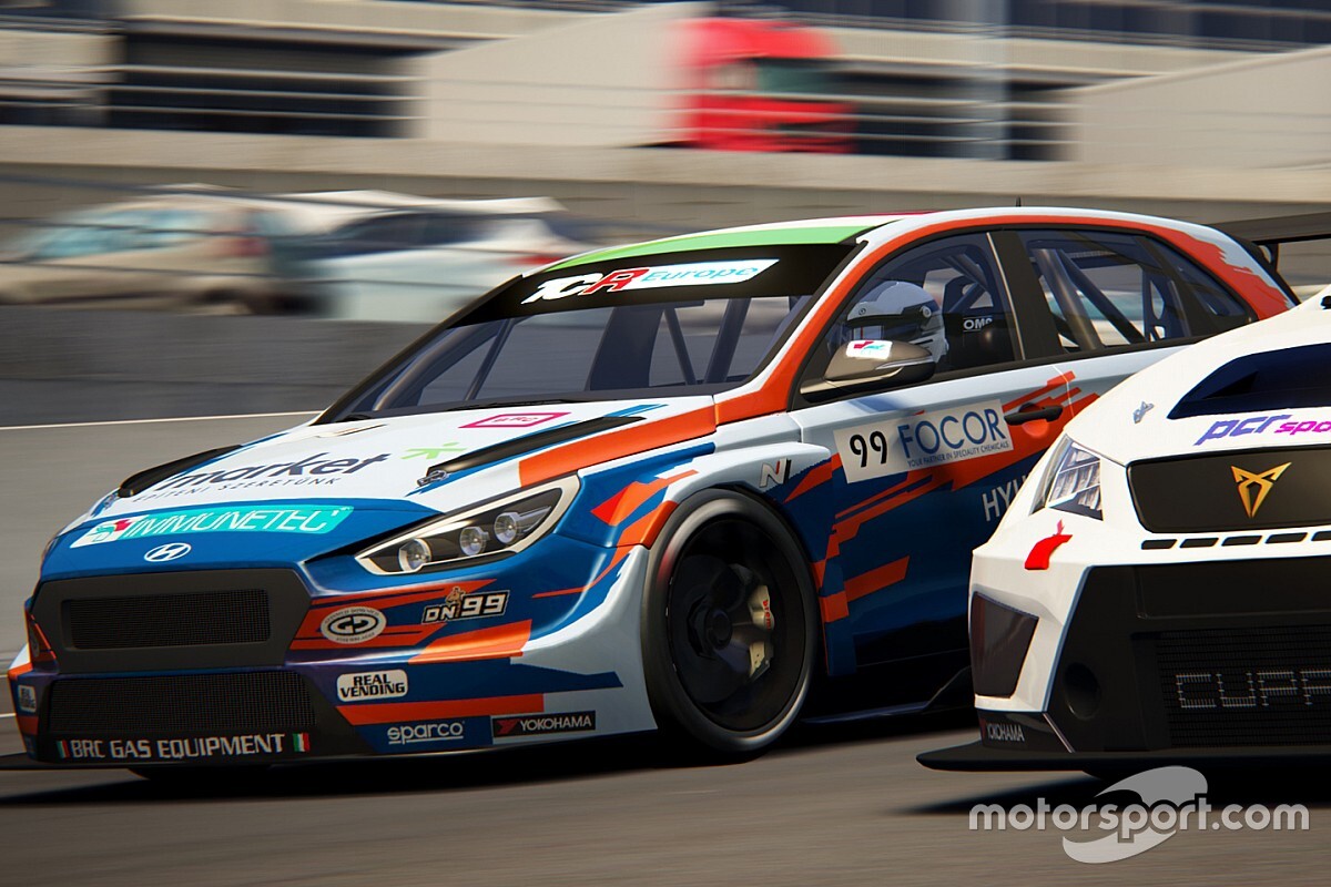 TCR Europe SIM Racing: BRC domina con Nagy le gare virtuali a Spa