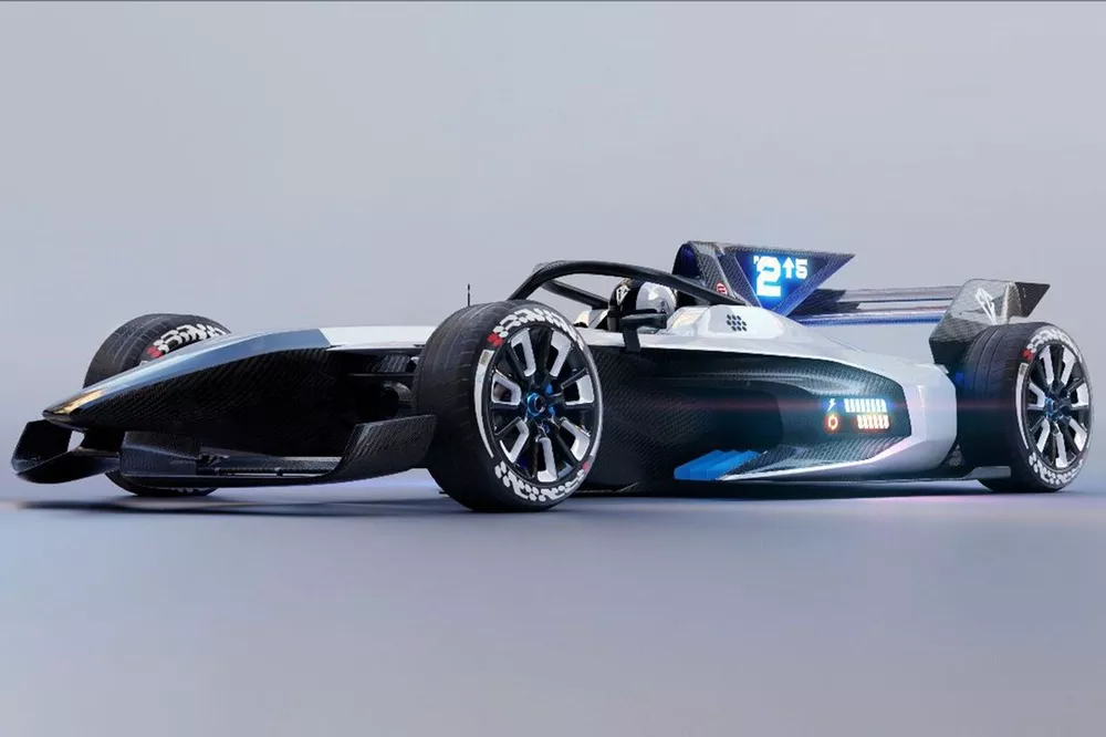 New FG series reveals radical all-electric car with digital screens