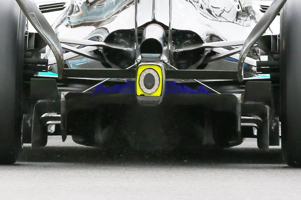 The unique diffuser Mercedes brought to Canadian GP