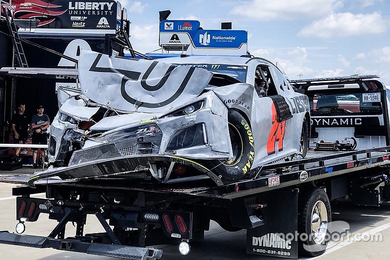 "It's short-track racing in the infield" on the Charlotte Roval