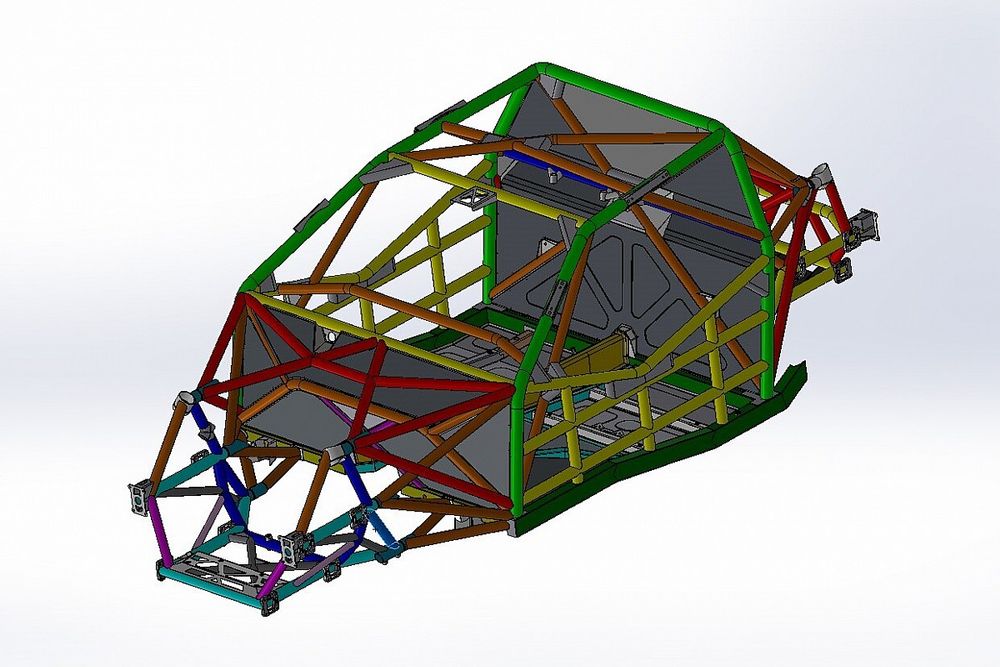 Supercars unveils CAD drawings of Gen3 chassis