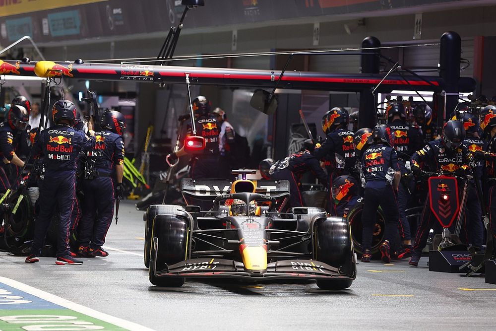 Red Bull blijft domineren met snelste pitstop F1 Singapore