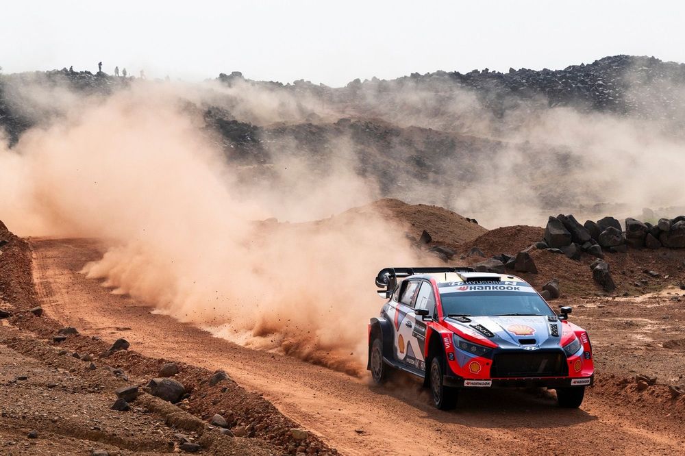 WRC Rally Saudi Arabia: Ott Tanak leads, Sebastien Ogier edges title ...