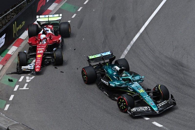 Nach Crash mit Stroll: Charles Leclerc trotzdem Schnellster im Monaco-FT1