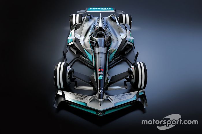 Designstudie: Formel-1-Auto von Mercedes im Jahr 2030