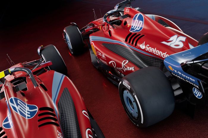 F1 | Fotos del Ferrari azul edición GP de Miami 2024