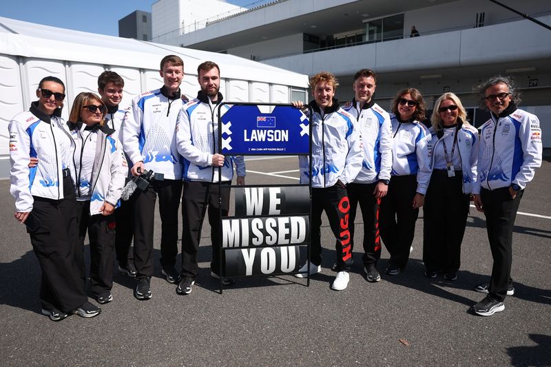 Pour Hadjar, l'arrivée de Lawson chez Racing Bulls ne change rien