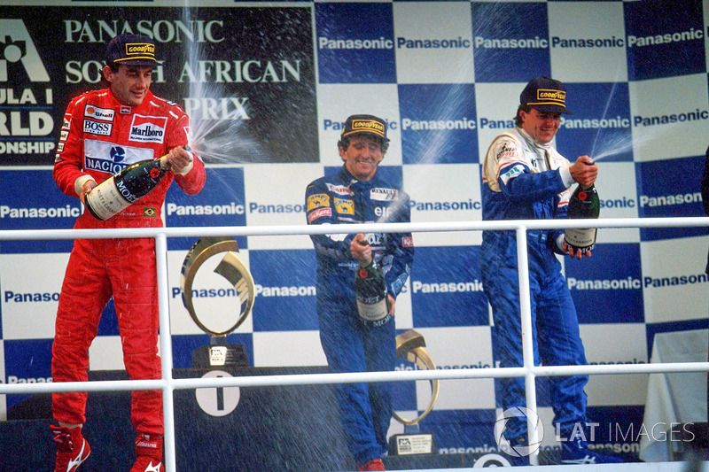 Gallery: Best of Senna's podium celebrations