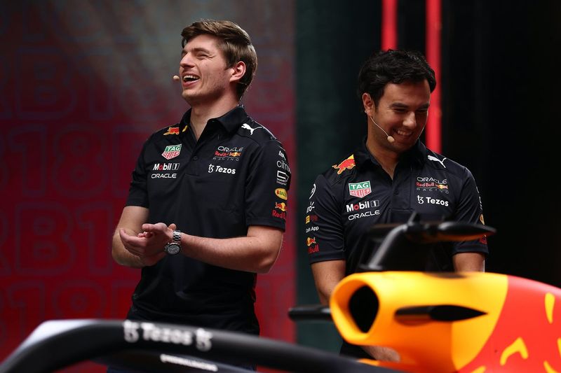 Red Bull launches 2022 F1 livery on RB18 show car