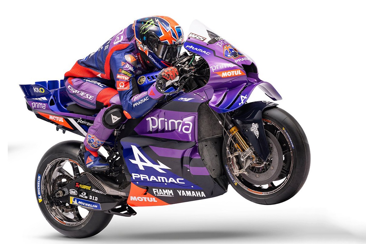 Los nuevos colores de Pramac-Yamaha para 2025 MotoGP