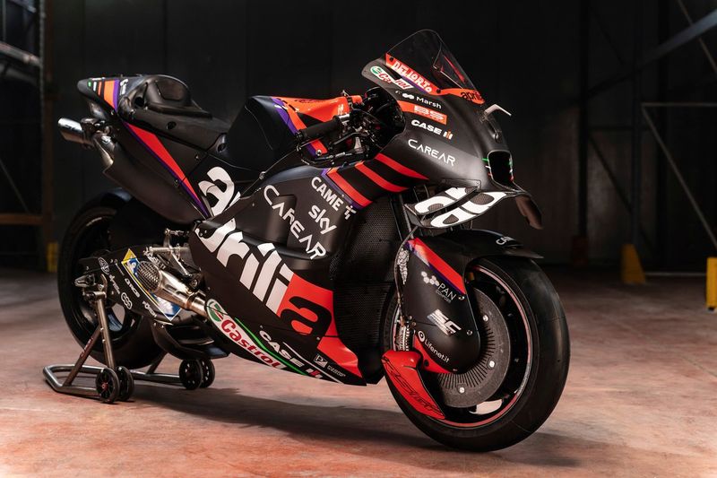 Aprilia reveals 2023 MotoGP livery ahead of final test