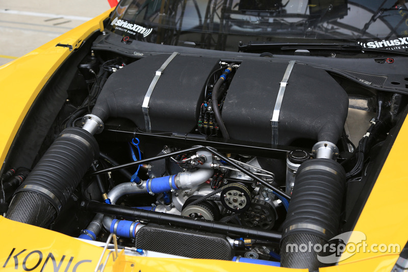 #63 Corvette Racing - GM Chevrolet Corvette C7R engine at 24 Hours of ...