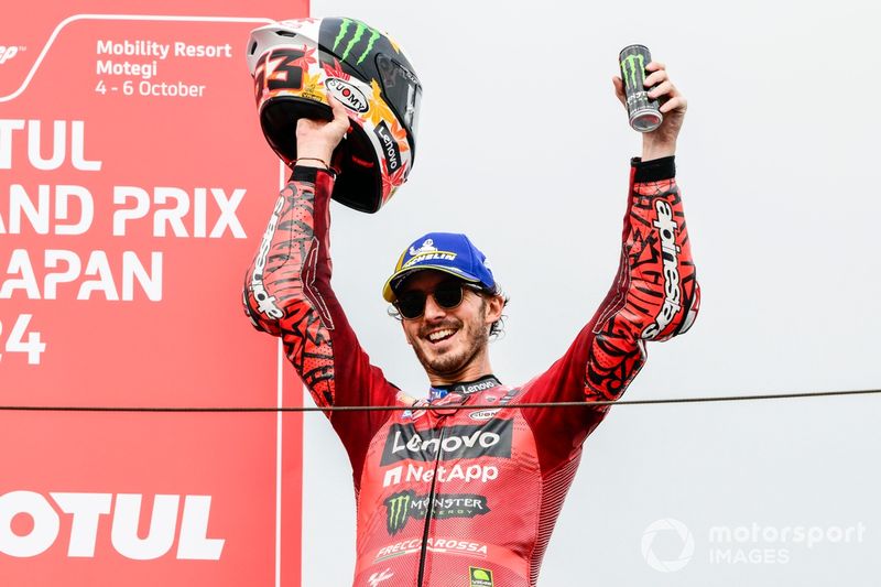 MotoGP Japanese GP: Bagnaia slashes Martin's lead with win, Acosta crashes