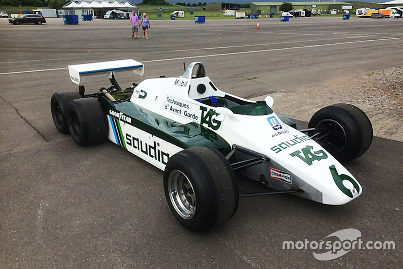 The never raced 6-wheel Williams F1 car
