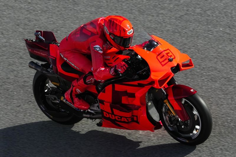 Marc Márquez a commencé ses essais avec la Ducati officielle