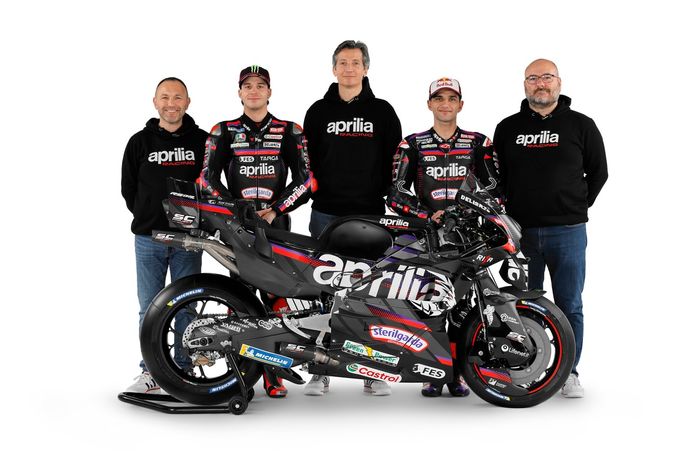 Aprilia reveals 2026 MotoGP bike for Marco Bezzecchi and Jorge Martin