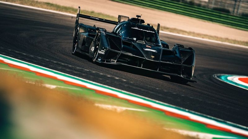 Lamborghini en dit un peu plus sur les essais de la SC63 LMDh