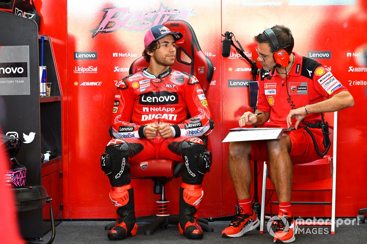 Bastianini "ému" pour son premier jour sur la Ducati officielle