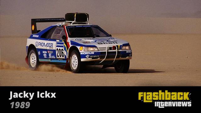 1989 Paris - Dakar Rally, interview with Jacky Ickx - Dakar Videos