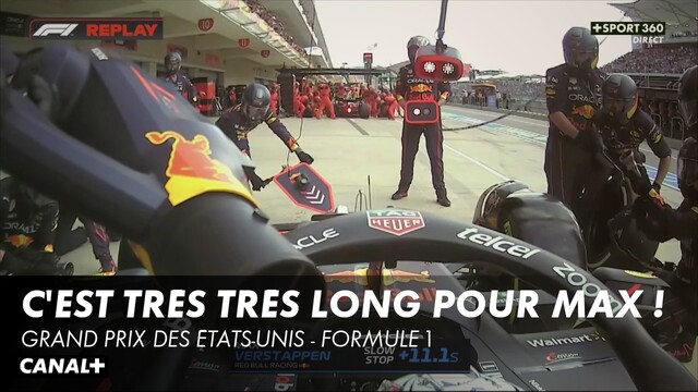 Le très long arrêt au stand de Max Verstappen - Vidéos Formule 1 ...