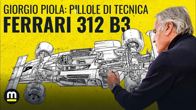 FERRARI 312 B3: evoluzione di UNA SPAZZANEVE diventata VINCENTE - con ...