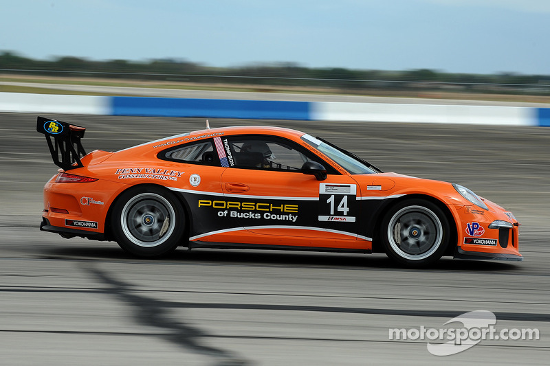 Colin Thompson takes Porsche GT3 Cup Challenge win