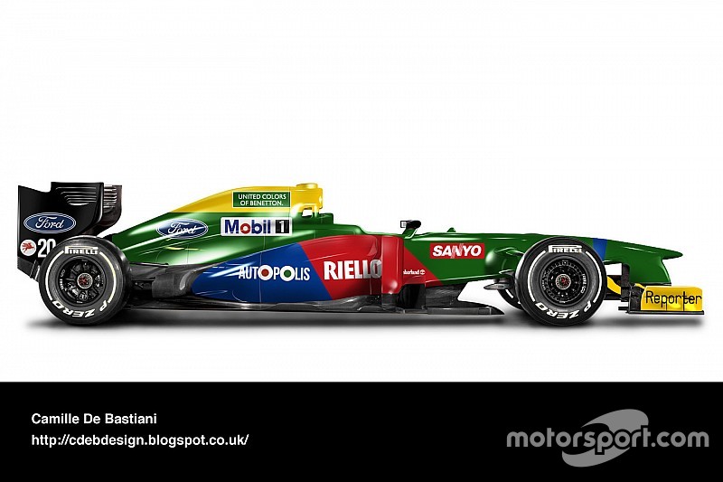 Photo gallery: retro liveries on modern F1 cars