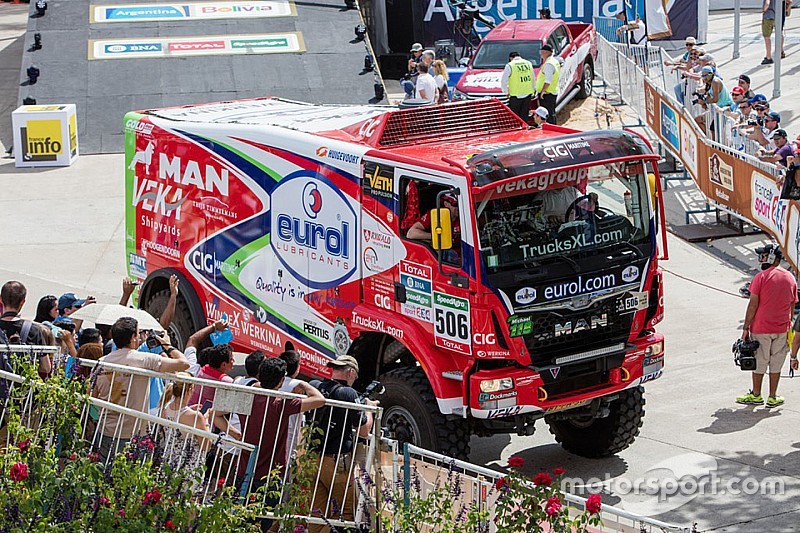 Dakar, Camion, Tappa 2: Stacey e la doppietta Man