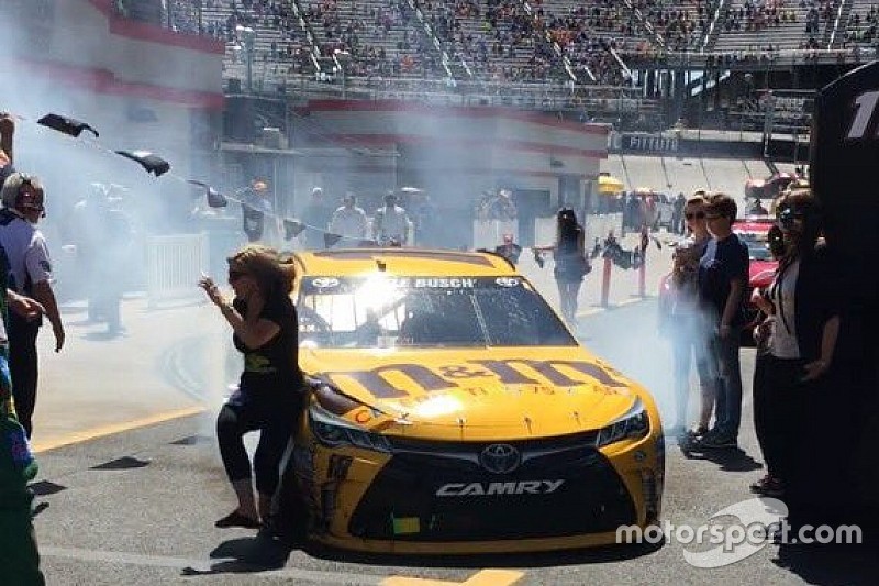 NASCAR addresses Kyle Busch incident where he struck a spectator