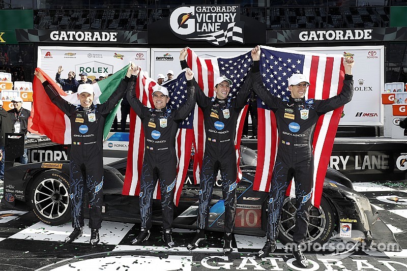 Daytona-Sieger Taylor, Taylor, Angelelli, Gordon: "Unbedingt gewinnen"