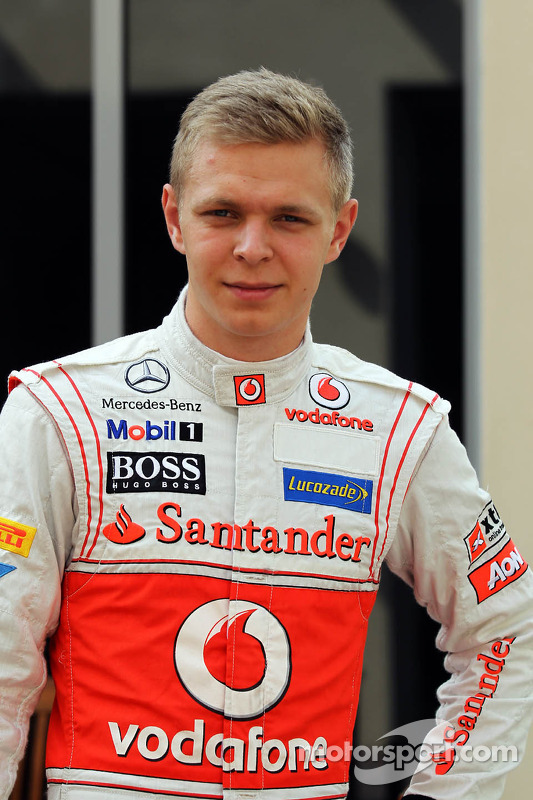 Kevin Magnussen, McLaren Test Driver at Young driver test